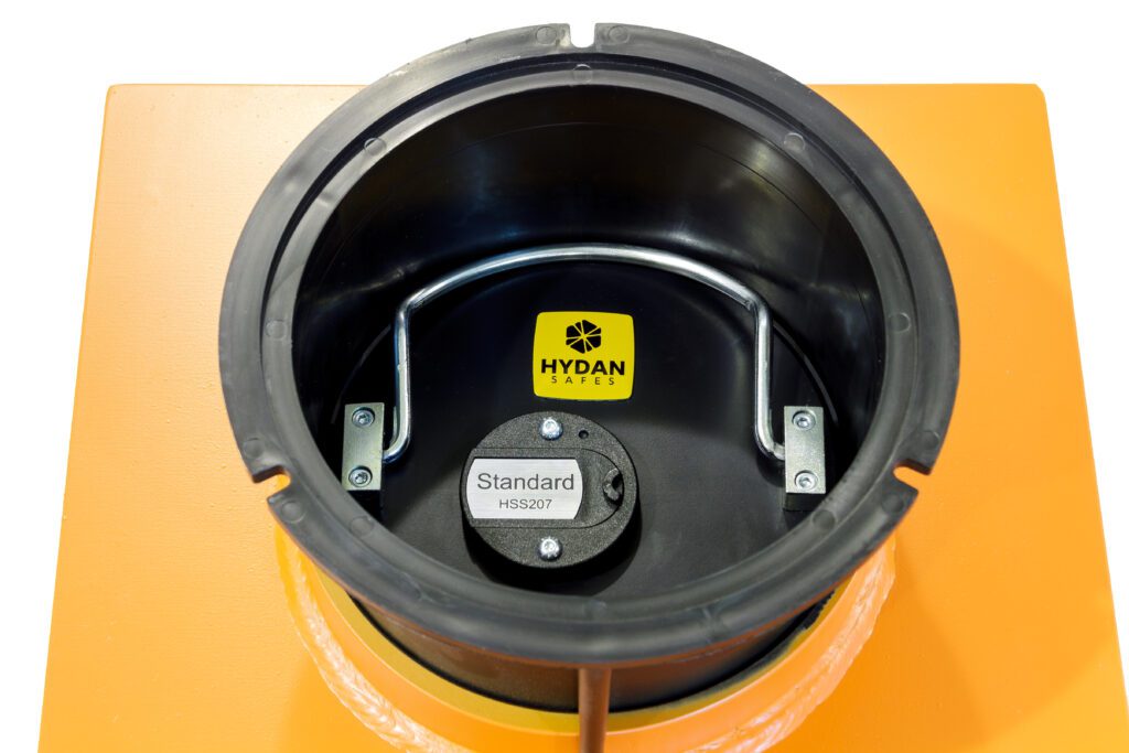 Hydan Standard Round Lid 9" x 9" Underfloor Safe - KC Security Locksmiths